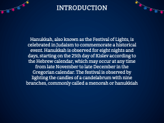 Free - Hanukkah PowerPoint Template and Google Slides Theme