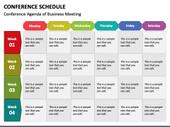 Conference Schedule PowerPoint and Google Slides Template - PPT Slides