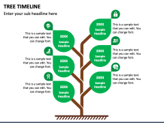 Tree Timeline PowerPoint and Google Slides Template - PPT Slides