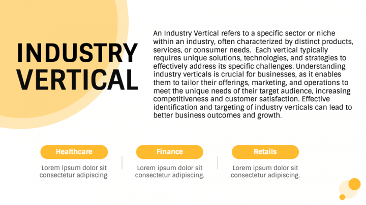 Industry Vertical PowerPoint and Google Slides Template - PPT Slides