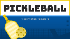 Free - Pickleball Theme for PowerPoint and Google Slides - PPT Slides