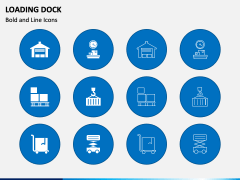 Loading Dock Icons for PowerPoint and Google Slides - PPT Slides