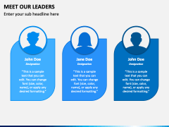 Meet Our Leaders PowerPoint and Google Slides Template - PPT Slides
