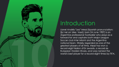 Free - Lionel Messi PowerPoint and Google Slides Template - PPT Slides