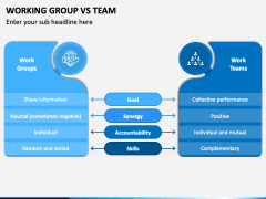 Working Group Vs Team PowerPoint and Google Slides Template - PPT Slides