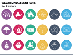 Wealth Management Icons for PowerPoint and Google Slides - PPT Slides