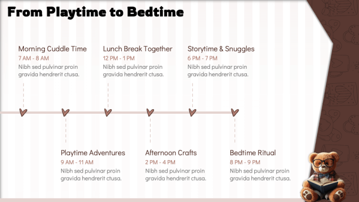 Free - Teddy Bear Presentation Theme for PowerPoint and Google Slides ...