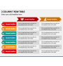 7 Column Table PowerPoint Template and Google Slides Theme